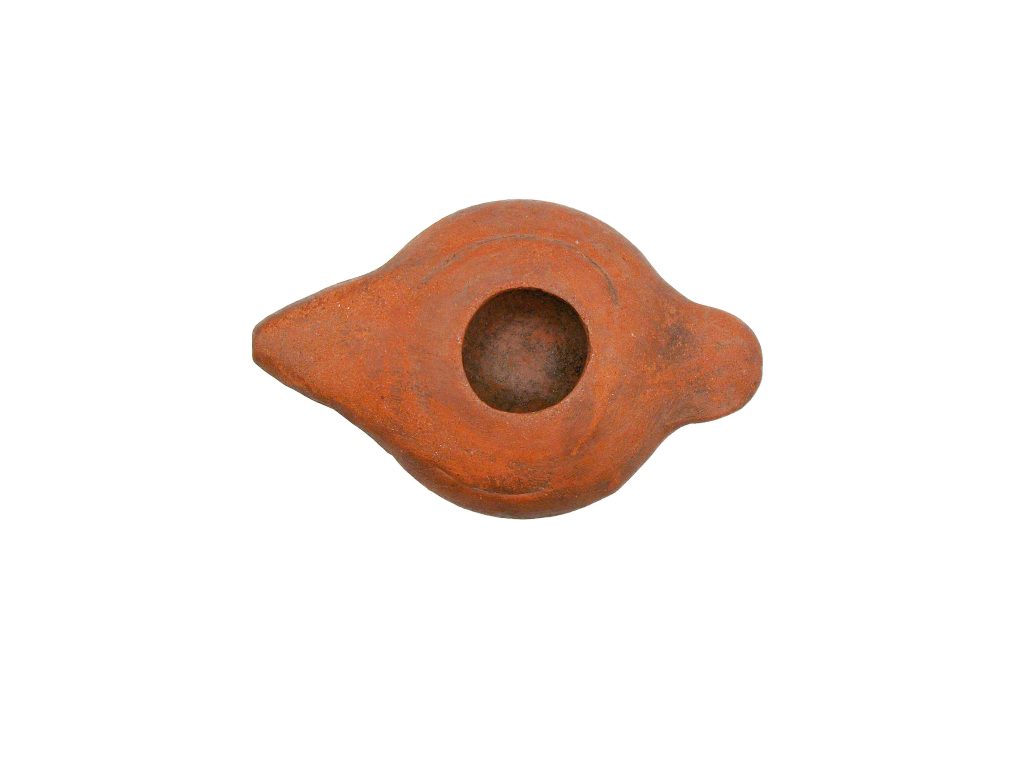 Roman Pottery Oil Lamp - Antiquities by Objects Eclectic