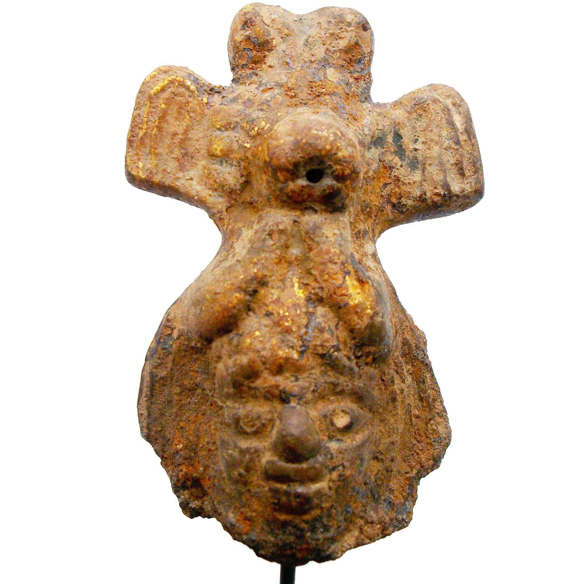 Coptic Egyptian Head with Animal Headdress - Antiquities by Objects ...