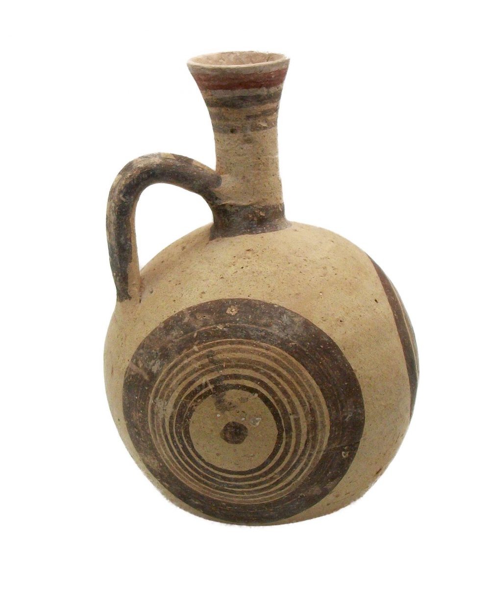 Cypriot Painted Terracotta Pot - Antiquities by Objects Eclectic