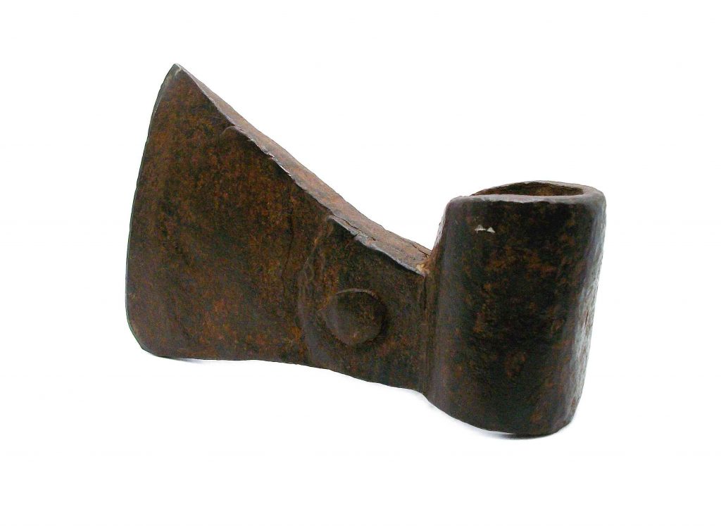 Mughal Period Indian Iron Axe Head - Antiquities by Objects Eclectic