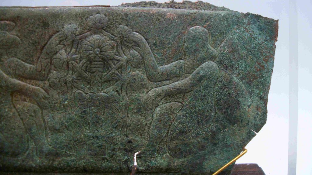 Assyrian Mesopotamian Bronze Door Plaque with Deities - Antiquities by ...