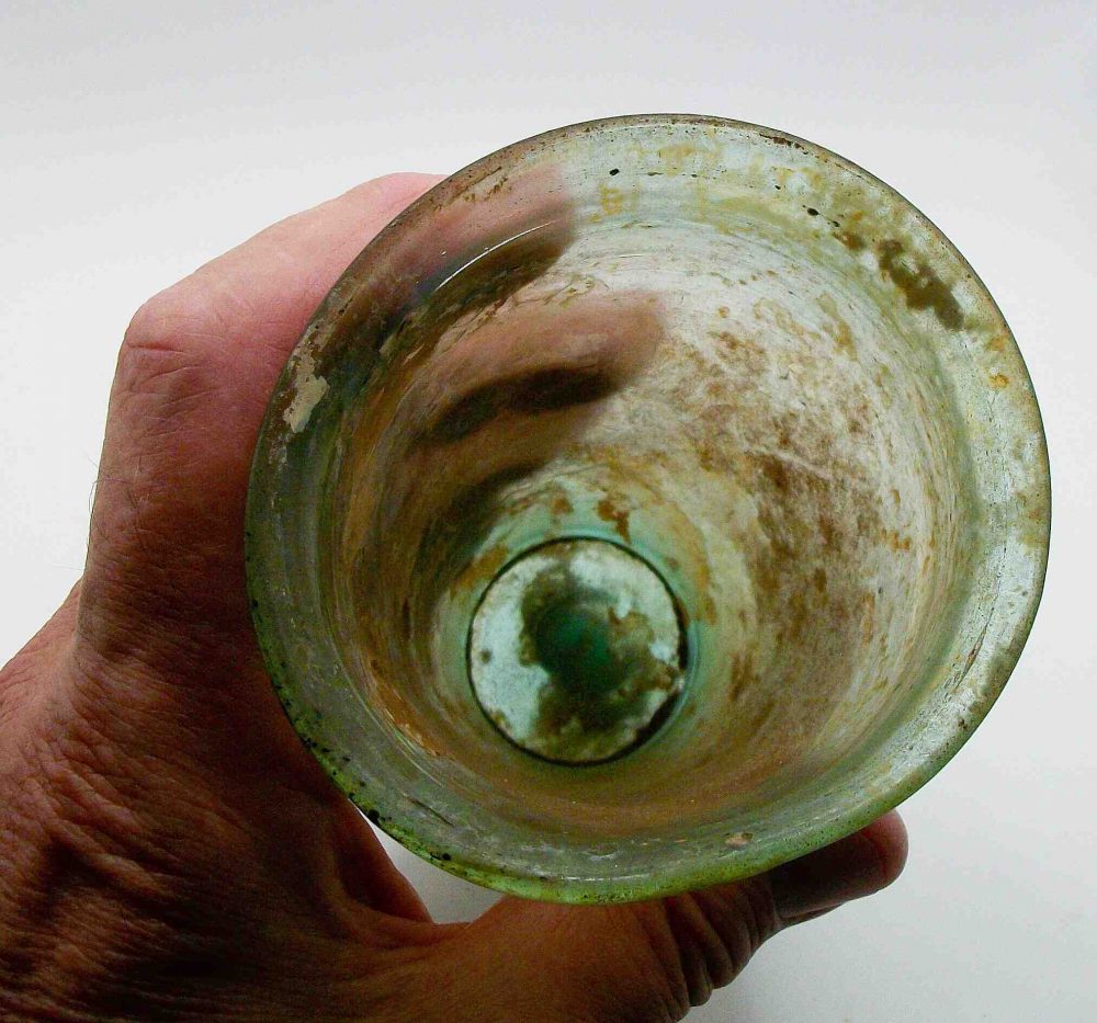 Roman Green Glass Beaker Circa 2nd to 4th Century AD - Antiquities by ...