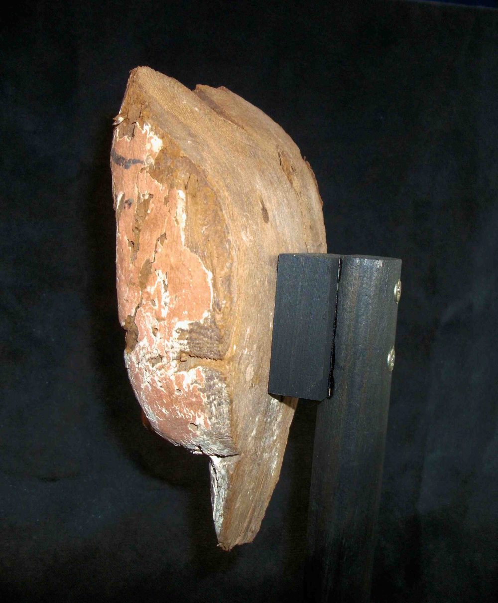 Egyptian Wooden Sarcophagus Mummy Mask - Antiquities by Objects Eclectic