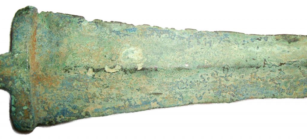 Luristan Bronze Short Sword with bone Inlaid Handle - Antiquities by ...